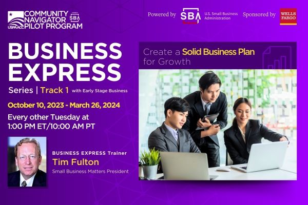 USPAACC | Business Express | Track 1 with Early Stage Business